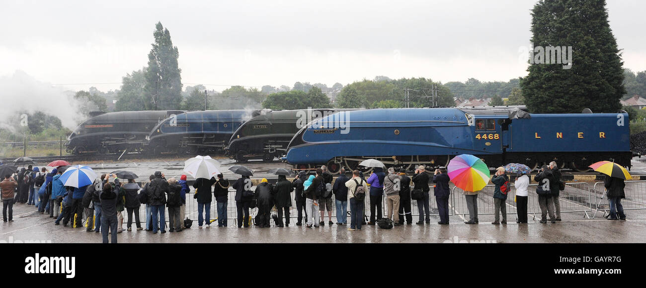 70th Anniversary of Mallard World record Stock Photo - Alamy