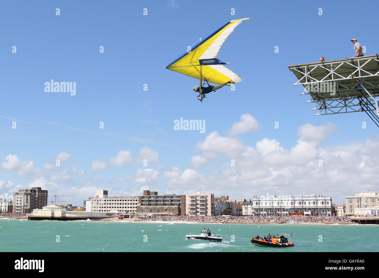 Annual Birdman contest Stock Photo - Alamy
