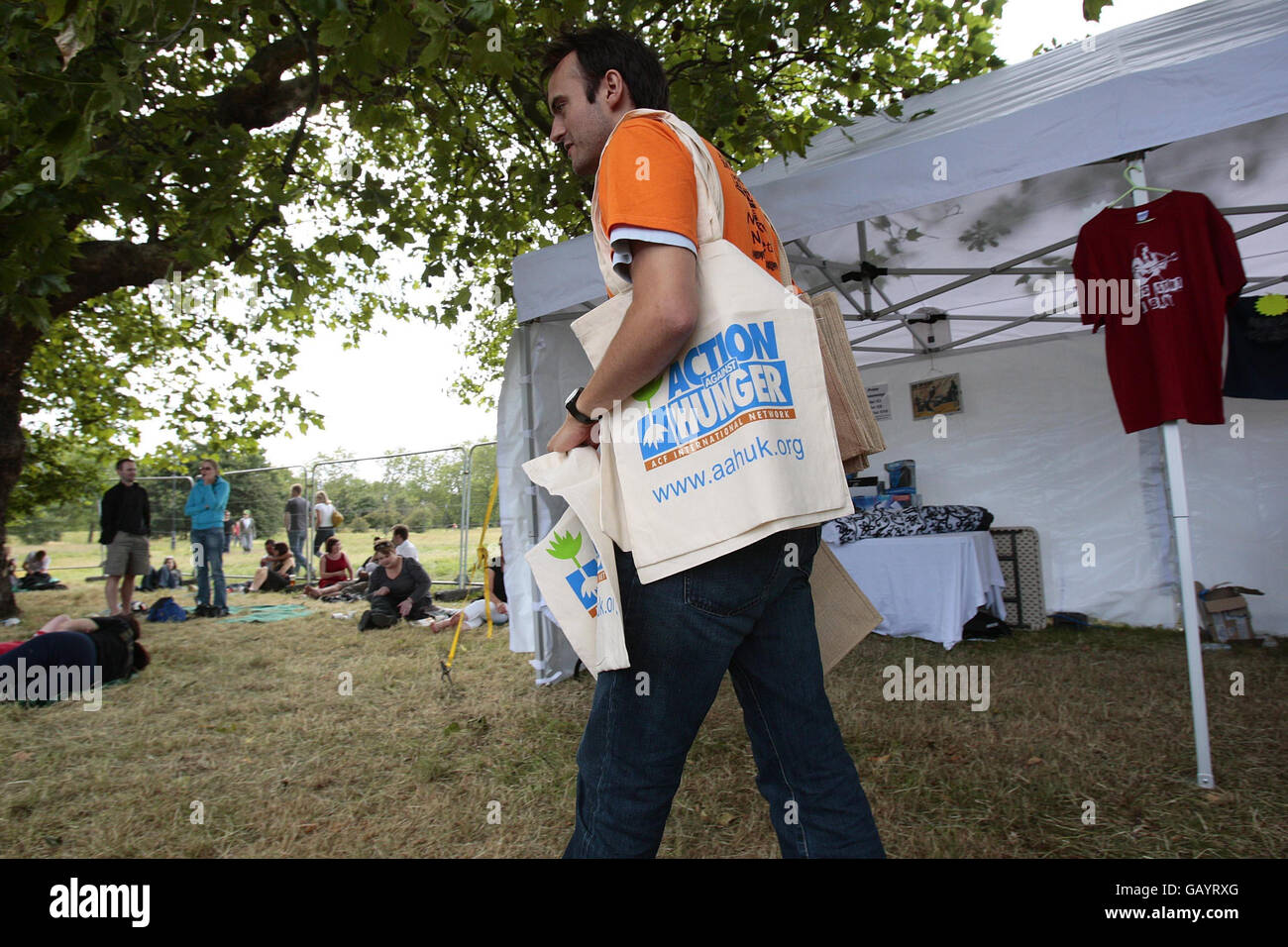 Man the subway picnic rocks festival on clapham common hi-res stock ...