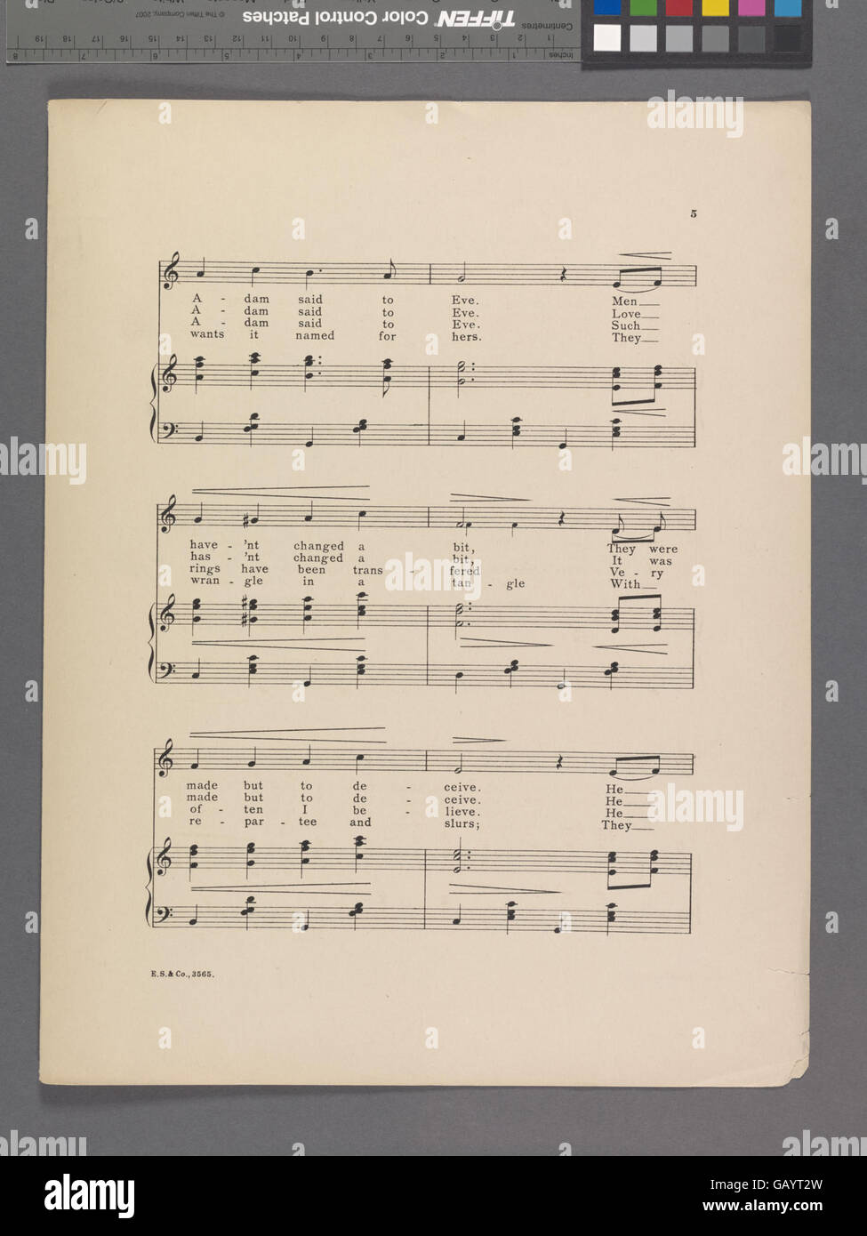 ‘What Eve Said to Adam,’ recorded under Hades-608916-1948230, is likely ...