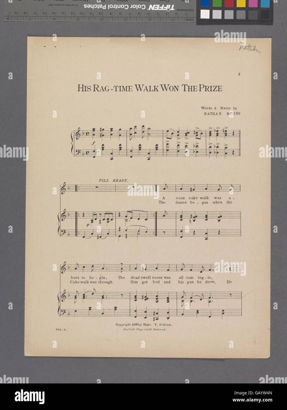 A title reflecting a man’s successful performance in a Ragtime dance ...