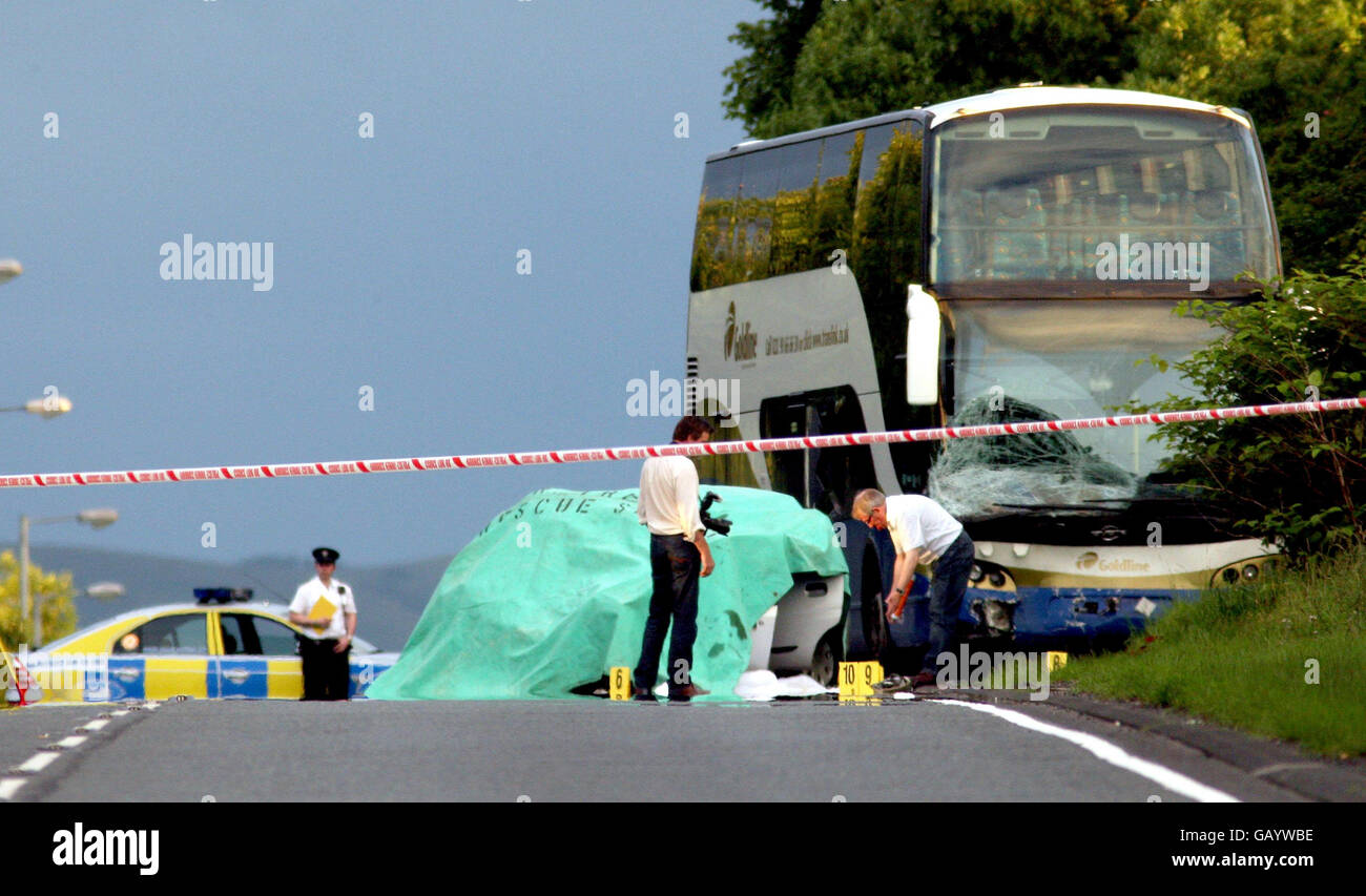Police crash ireland general view gv hi-res stock photography and ...