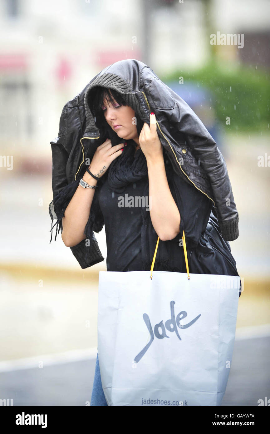 Wet weather in the UK Stock Photo - Alamy