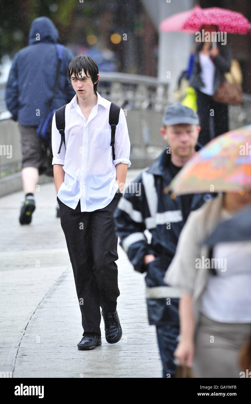 Wet weather in the UK Stock Photo - Alamy