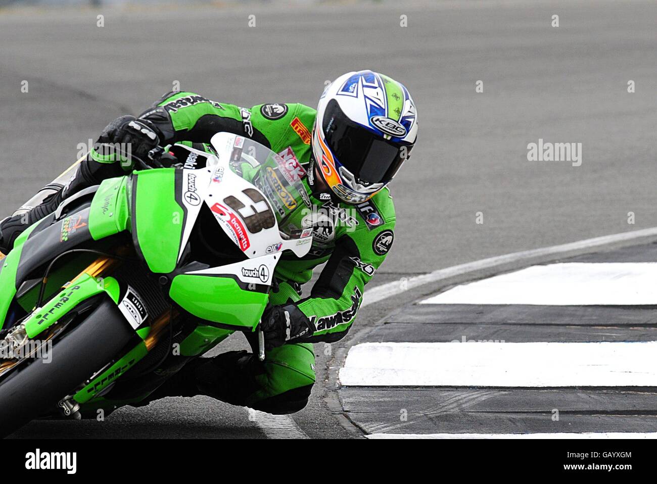 MSS Discovery Kawasaki's Stuart Easton during Free Practice at ...
