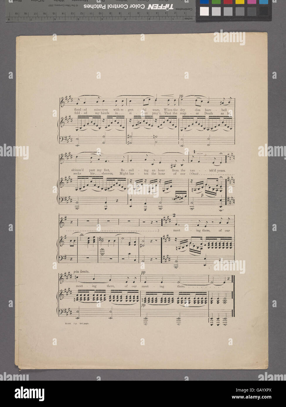 'Ruby' is a popular song from the 20th century, often performed in a ...