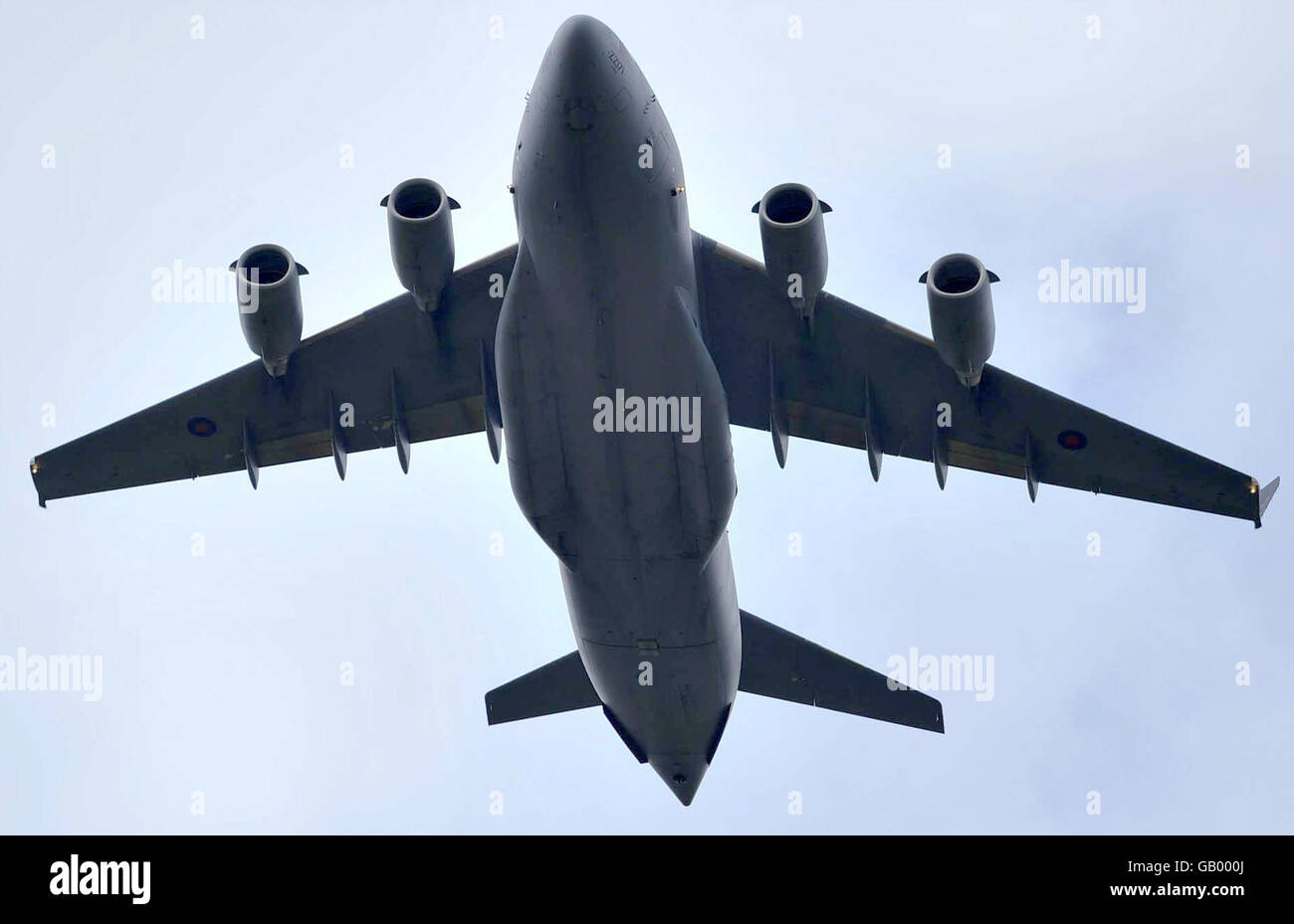 RAF receives new Queen's colours Stock Photo - Alamy