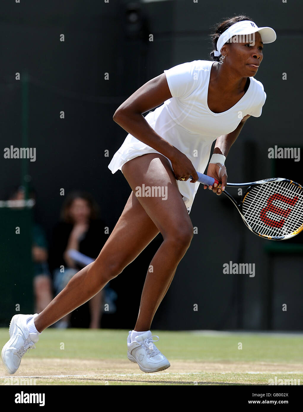 USA's Venus Williams in action during her doubles match with partner ...