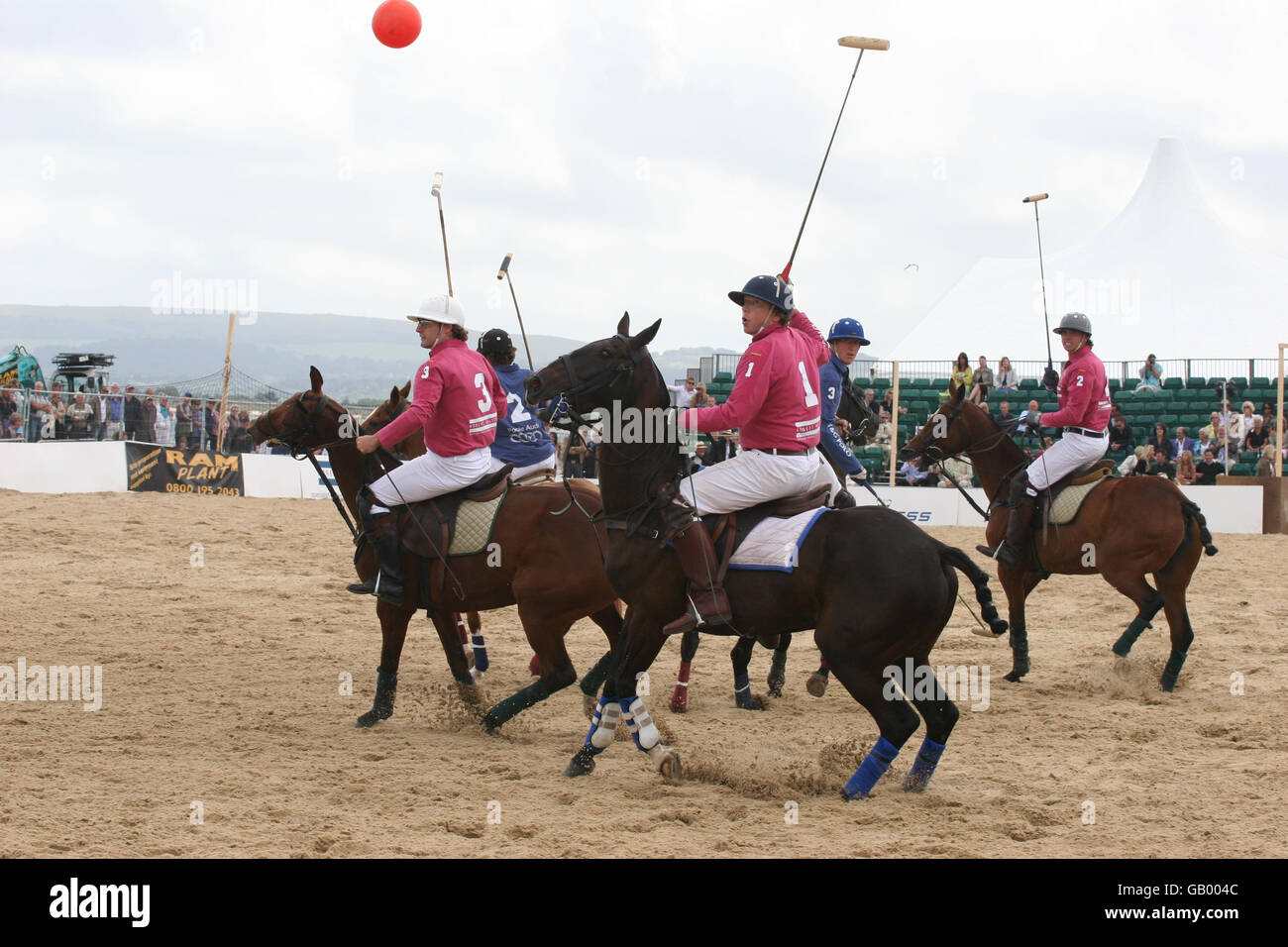 Top international polo players take part in the action at Sandbanks ...