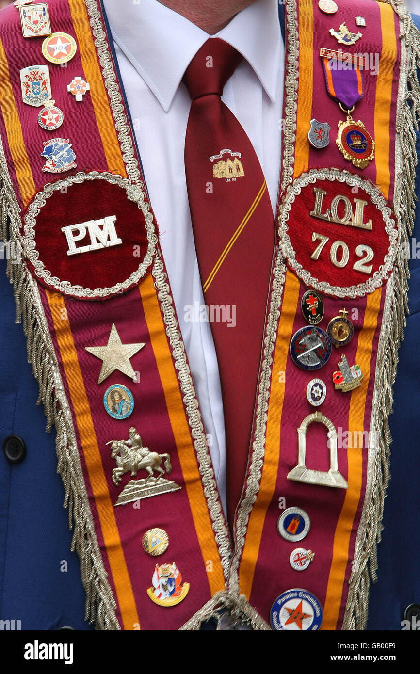 Half a million expected for Orange Order marches Stock Photo - Alamy