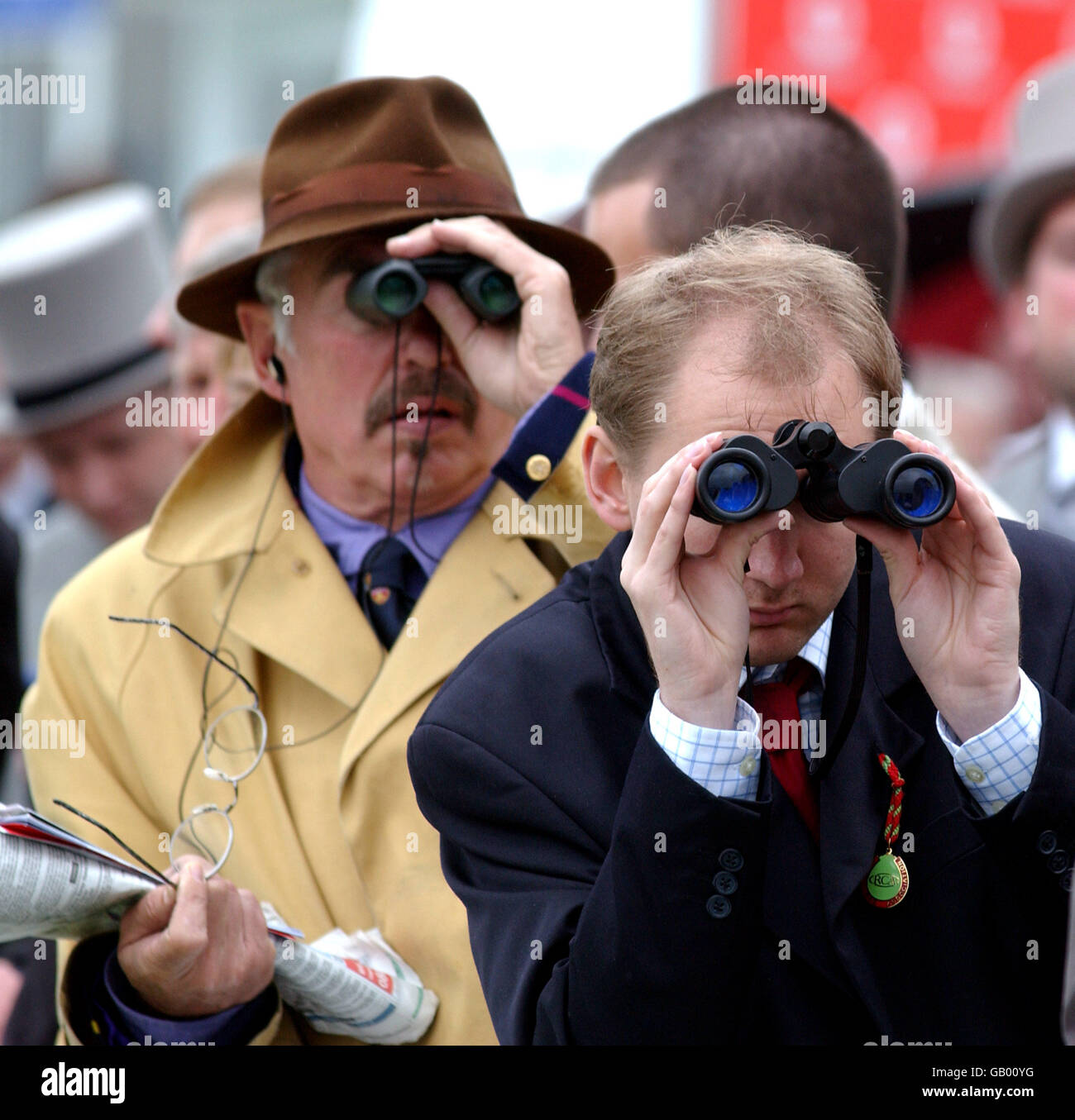 Horse Racing - Epsom - Oaks Day Meeting. Spectators watch the action ...