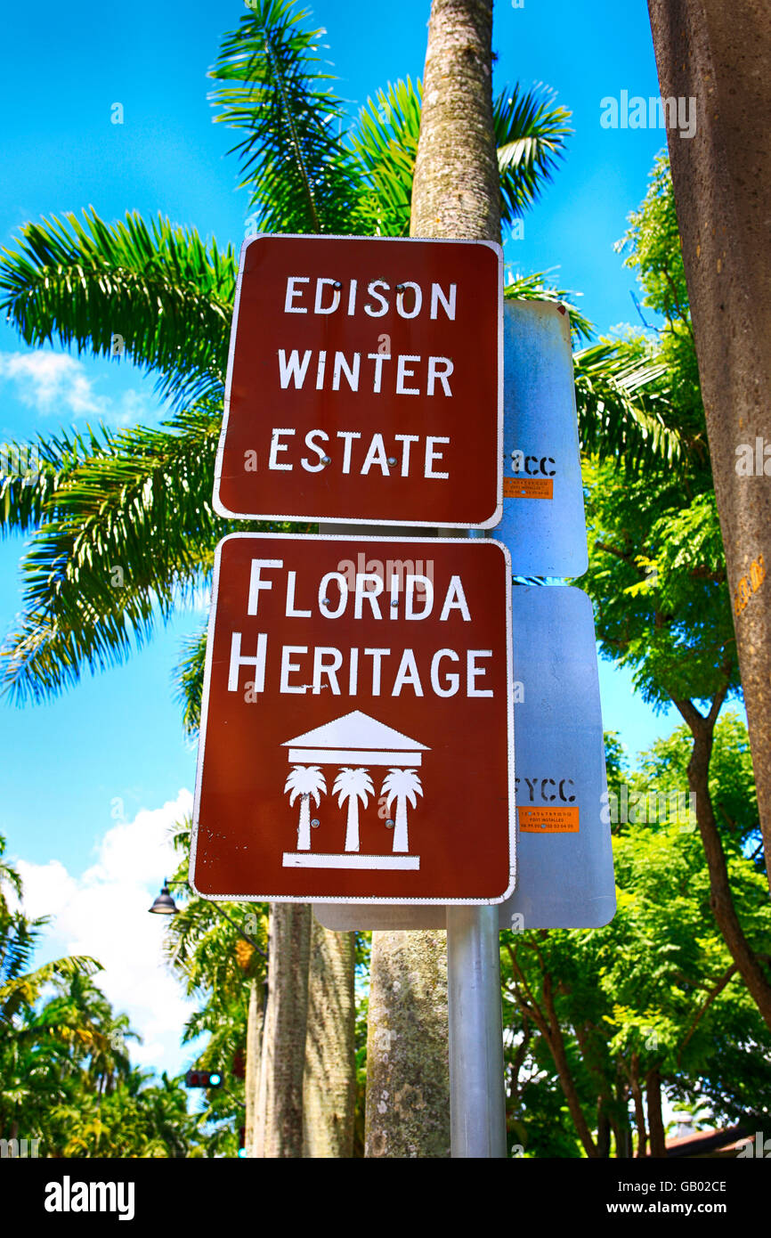 Edison national historic site sign hi-res stock photography and images ...
