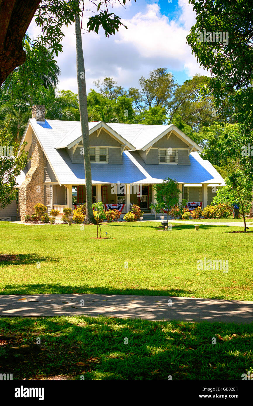 The Edison & Ford Winter Estates in Fort Myers, FL Stock Photo - Alamy