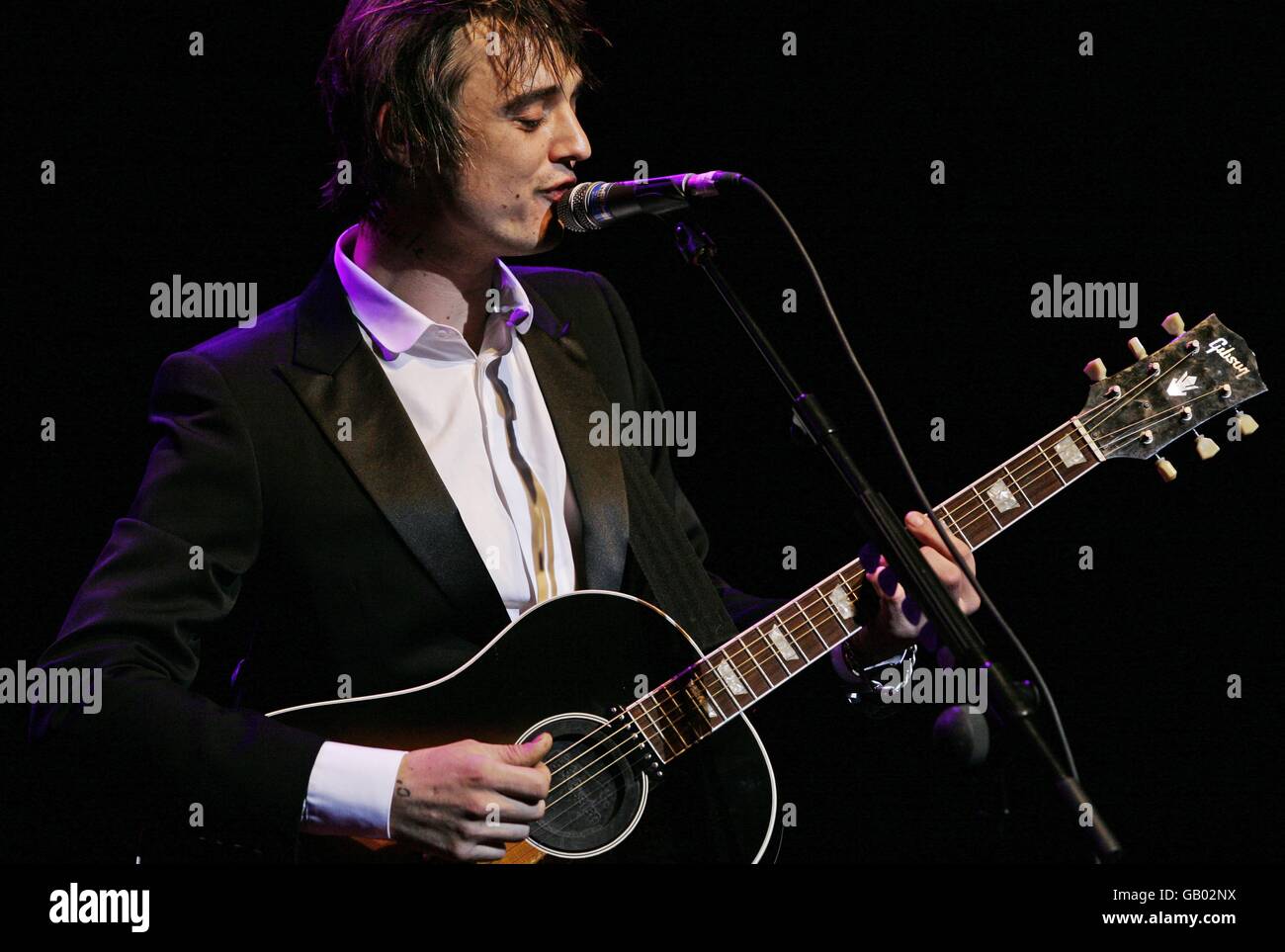 Pete Doherty Concert. Pete Doherty performs on stage at the Royal ...