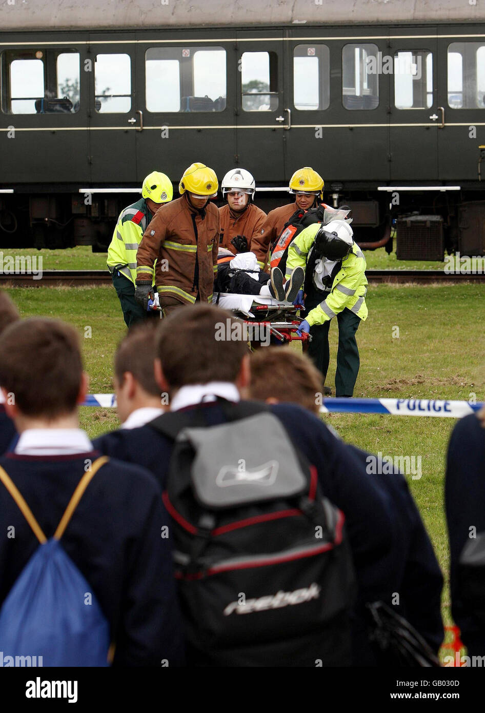 British Transport Police puts on display to warn youngsters of dangers ...