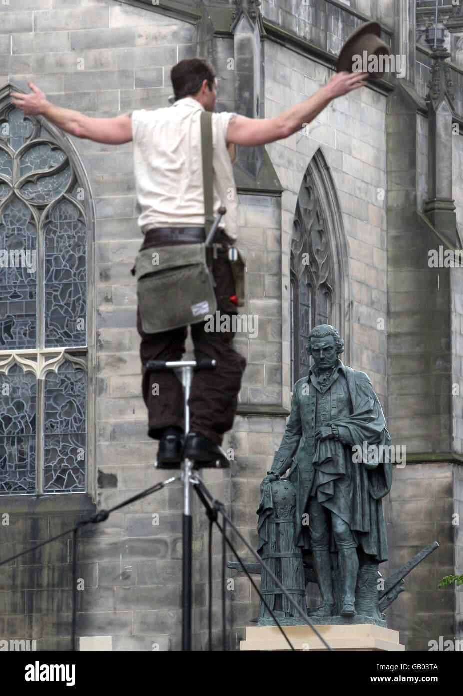 Adam Smith monument Stock Photo - Alamy