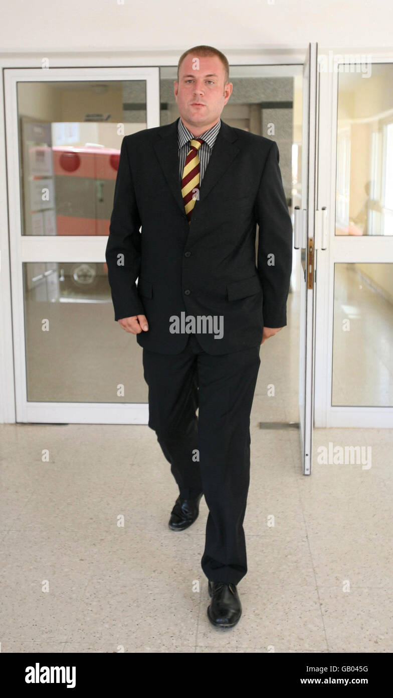 Nine British soldiers on trial after Cypriot bar brawl Stock Photo - Alamy
