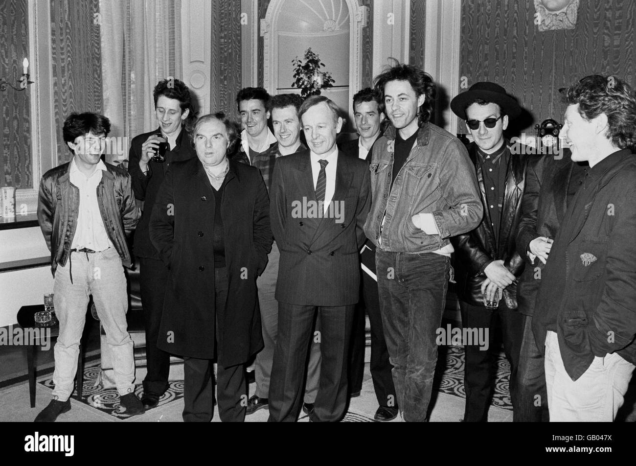 James fearnley the pogues Black and White Stock Photos & Images - Alamy