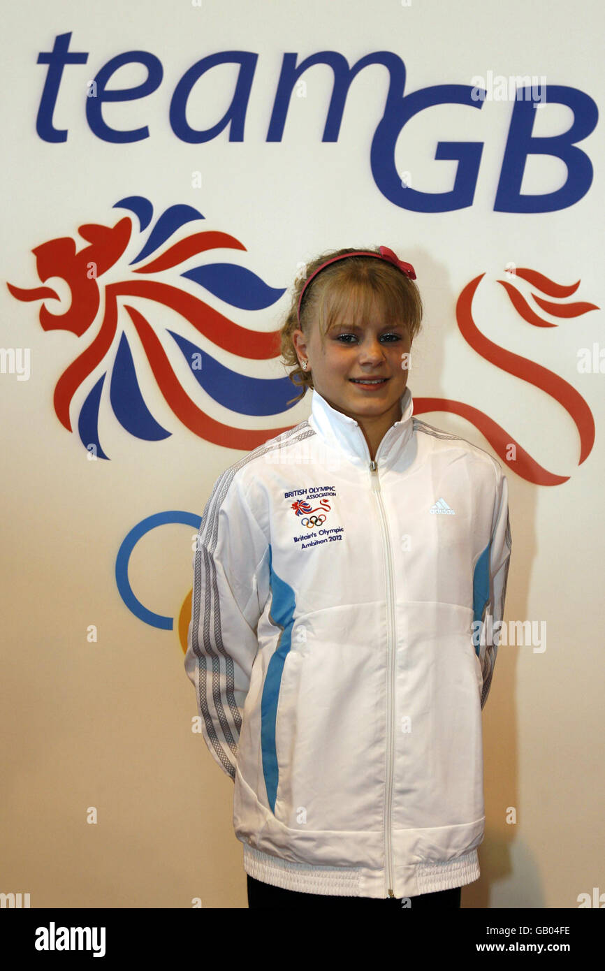 Katie Moffat (Gymnastics) during Britain's Olympic Ambition 2012 Launch ...