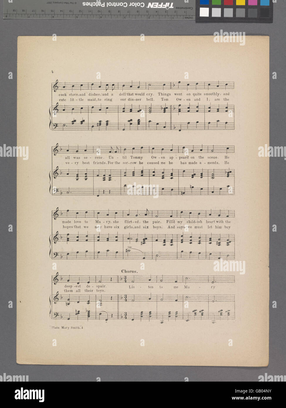 The title 'Plain Mary Smith' suggests an ordinary, unassuming figure ...