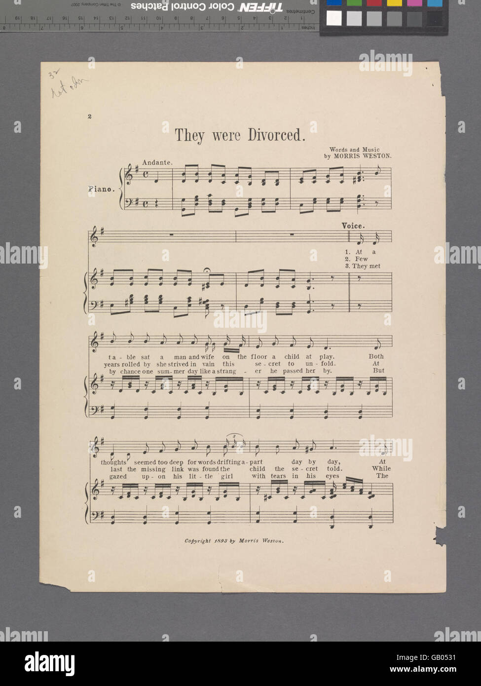 'They Were Divorced' suggests a theme of separation and dissolution ...