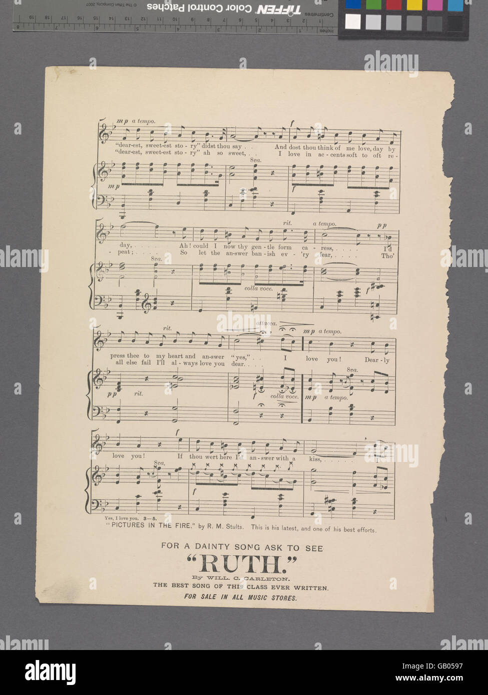 A direct expression of love and affection, this statement signifies ...