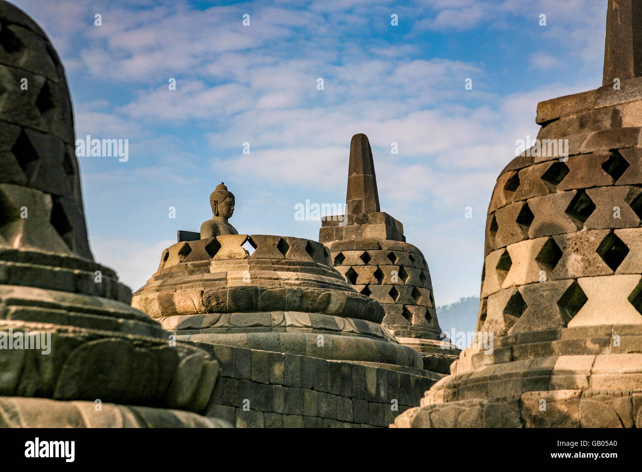 Indonesia Central Java Yogyakarta Borobudur Ancient Buddhist temple Stock Photo - Alamy