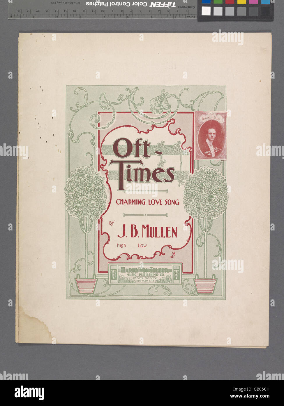 A vintage portrait titled 'Oft-times', identified by Hades IDs 609052 ...