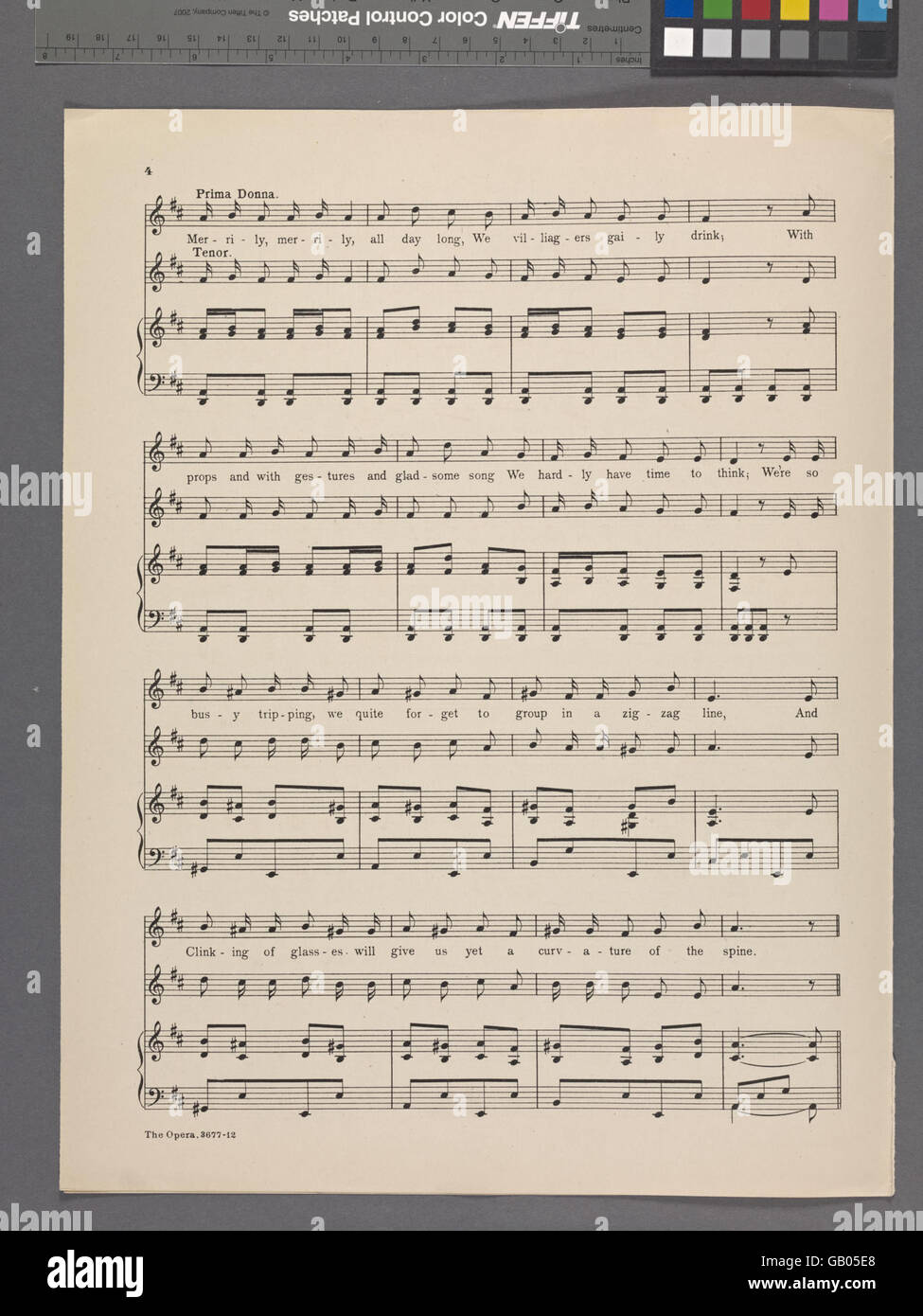'The opera' refers to a theatrical performance featuring orchestral ...
