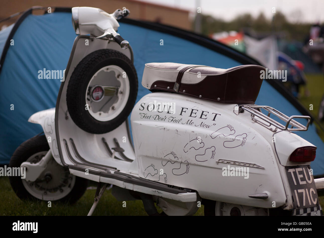 Lambretta stand hi-res stock photography and images - Alamy