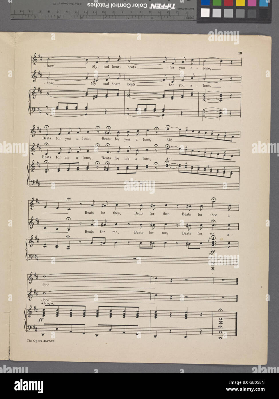 'The Opera' likely refers to a performance or scene from the world of ...