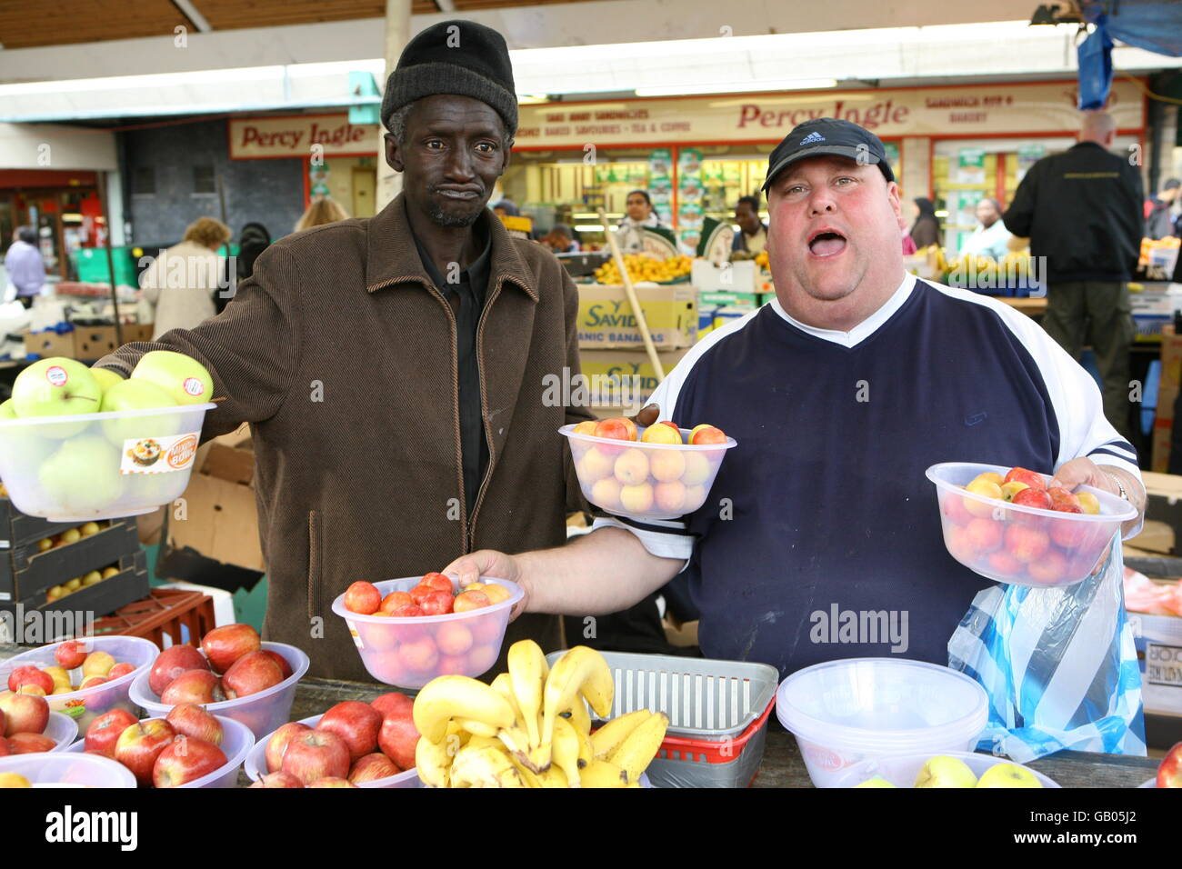 Neil Stockwell, second generation stallholder in Queens Market, Newham ...