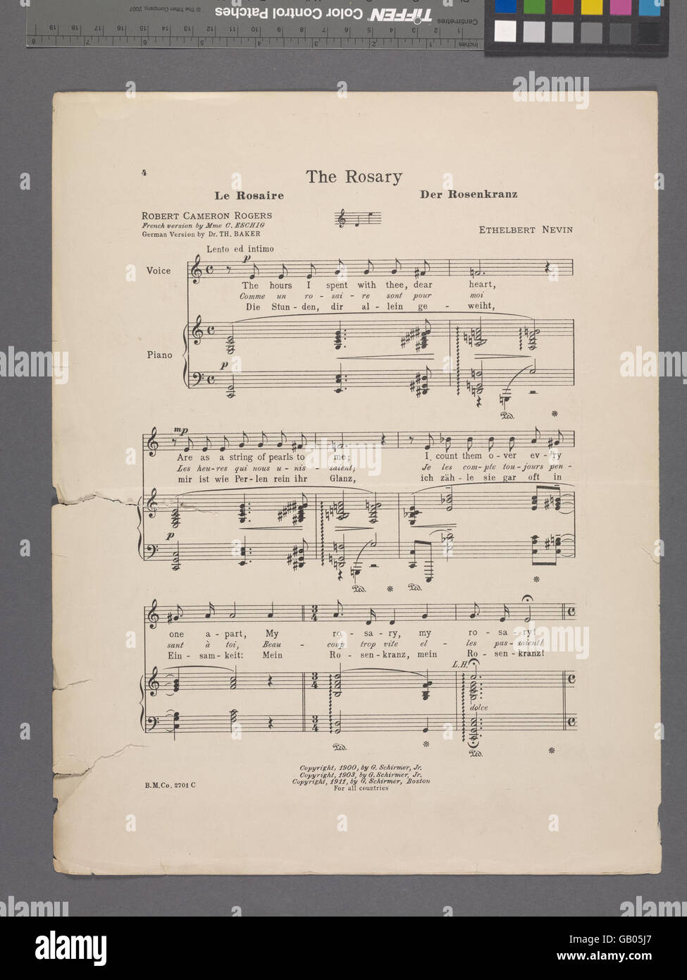 'The Rosary' is a song or hymn with a spiritual theme, likely ...