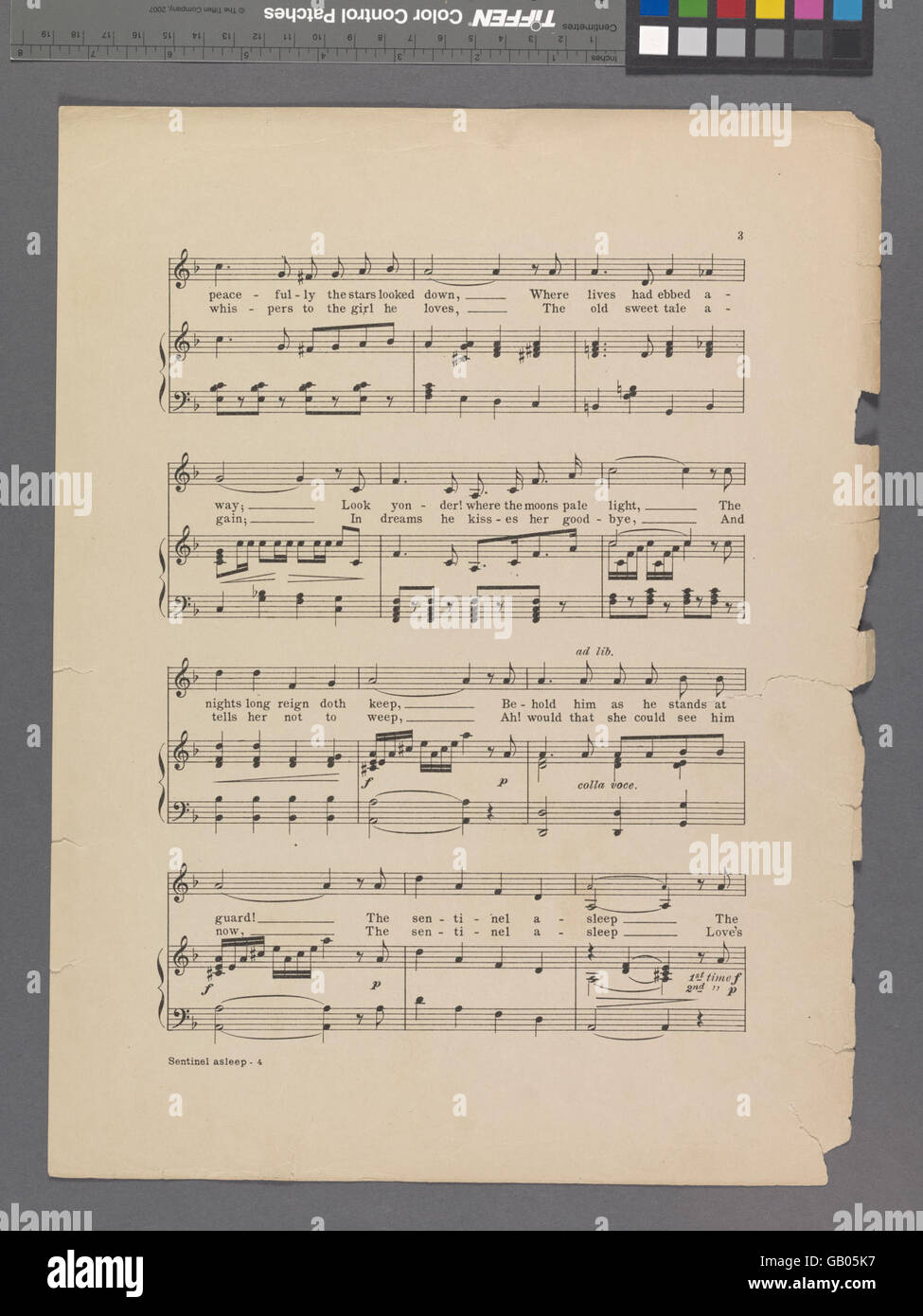 'The Sentinel Asleep' is likely a narrative or song that reflects ...