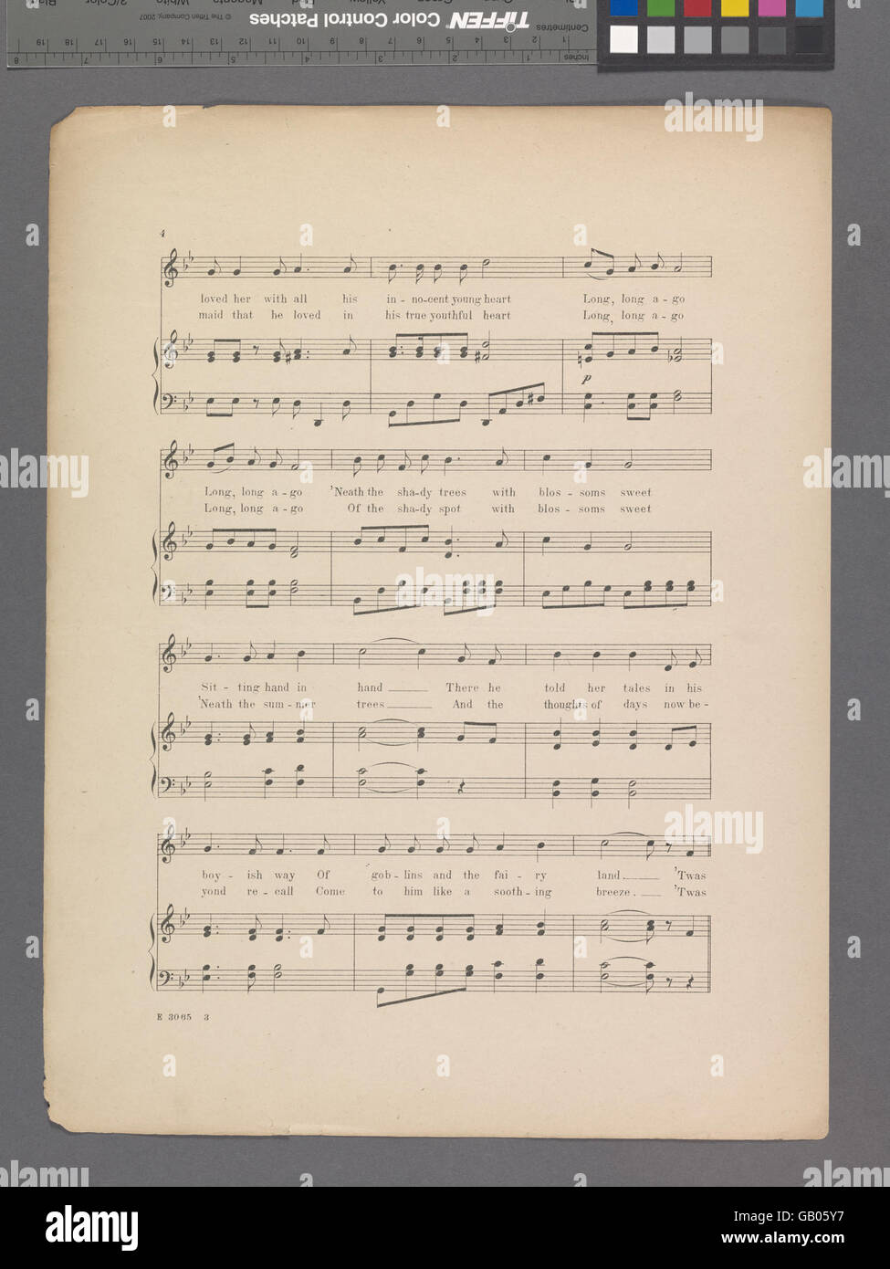 A nostalgic reference to a time long past, likely evoking memories and ...