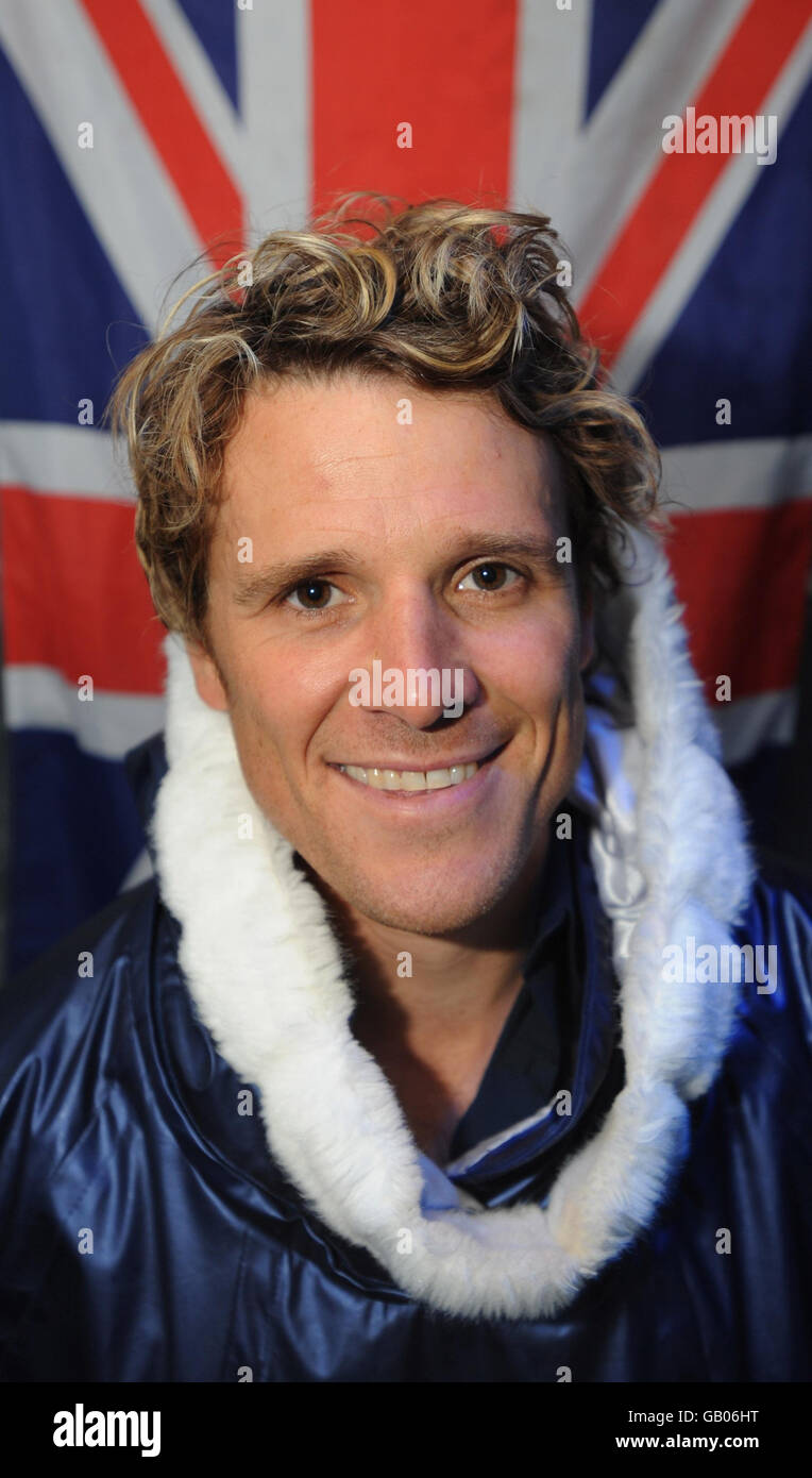 Olympic rower, James Cracknell, at the Icebar in London during the ...