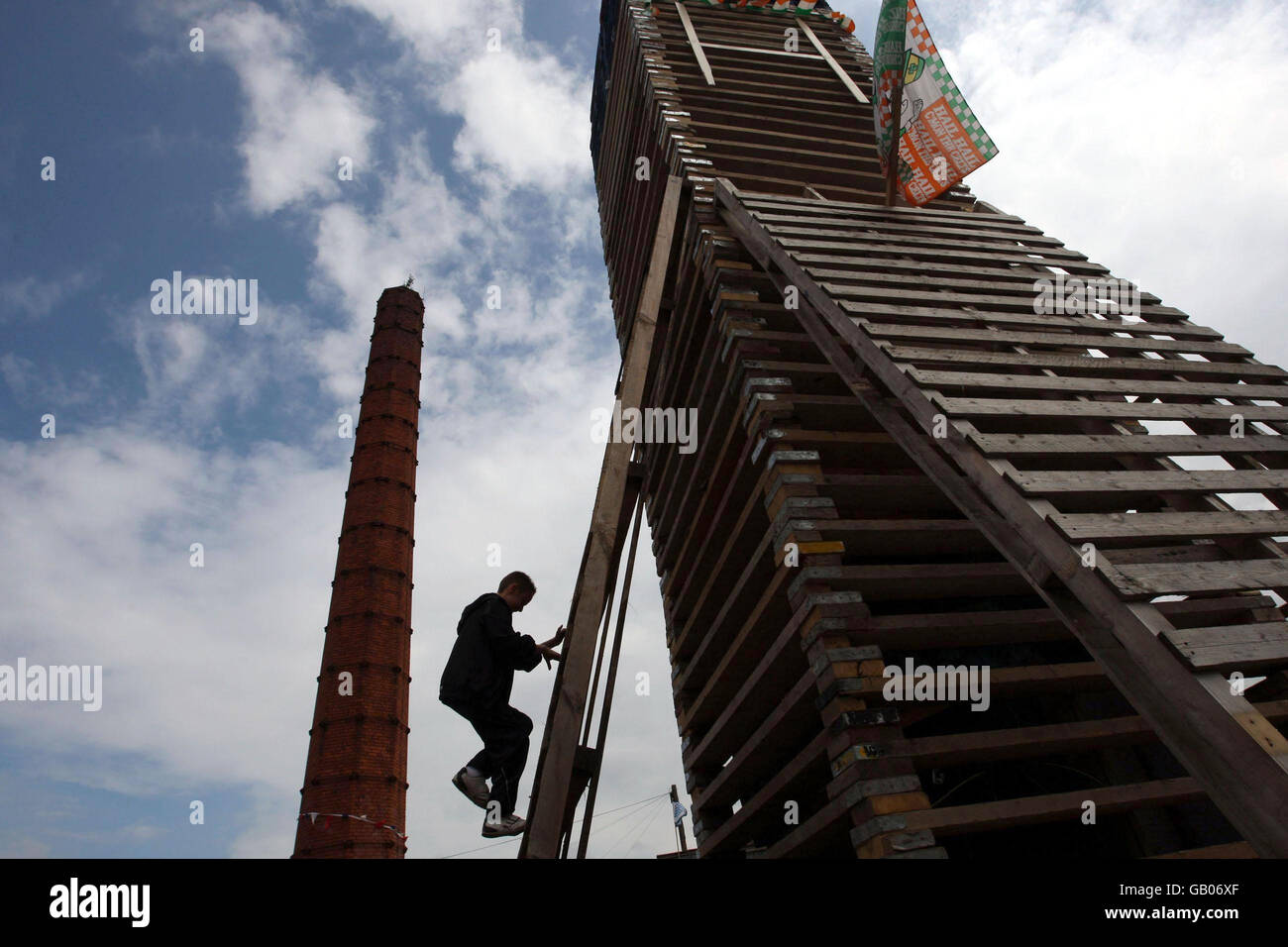 11th night celebrations in Belfast Stock Photo - Alamy