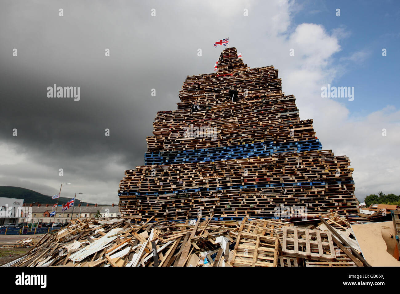 11th night celebrations in Belfast Stock Photo - Alamy