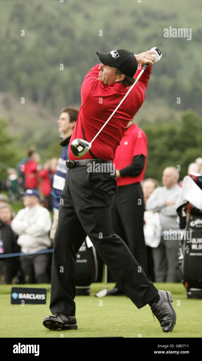 Golf - The Barclays Scottish Open - First Round - Loch Lomond. Phil ...
