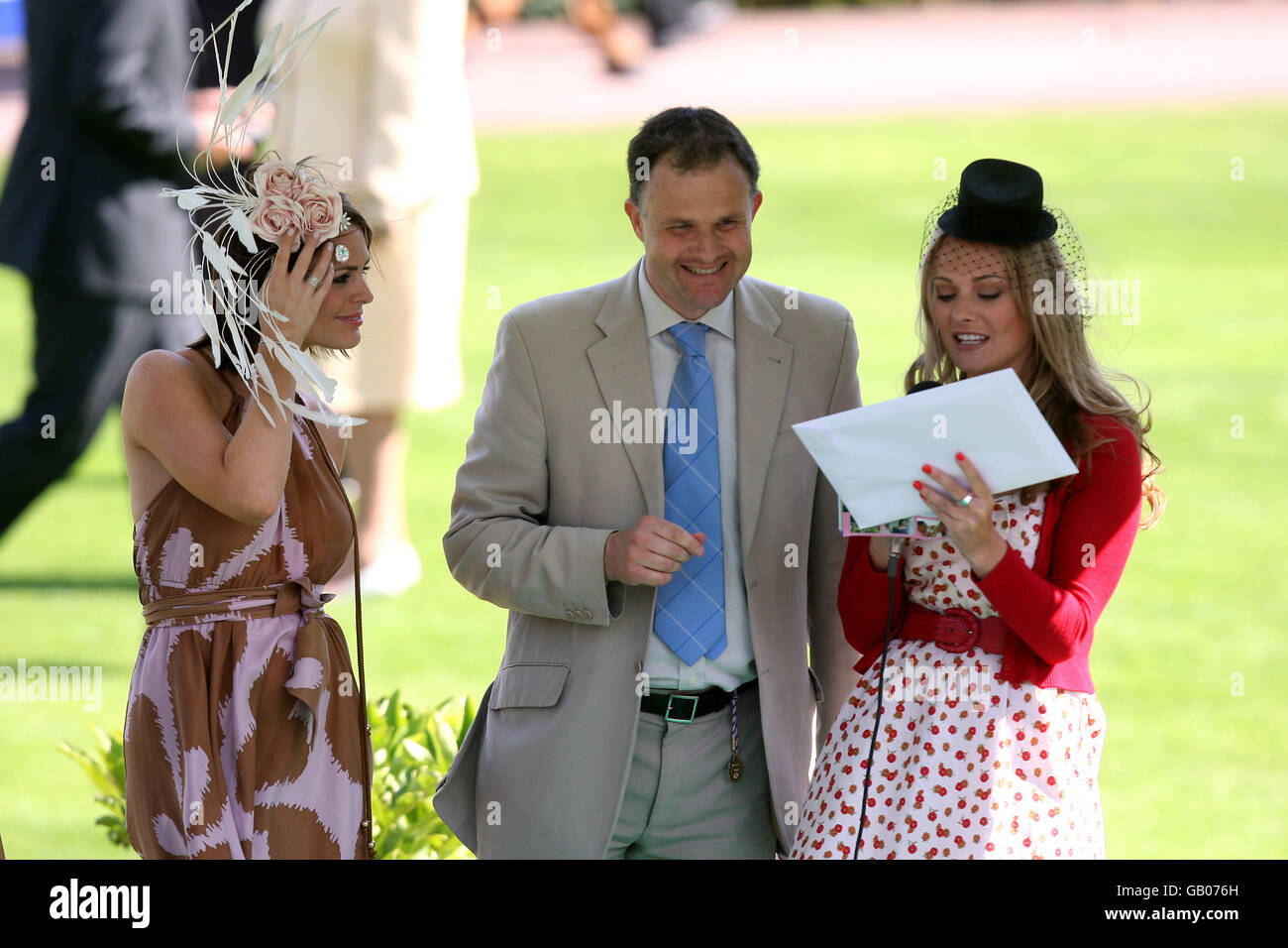 Actress and model Susie Amy (l) and TV presenter Sarah Jagger (r ...