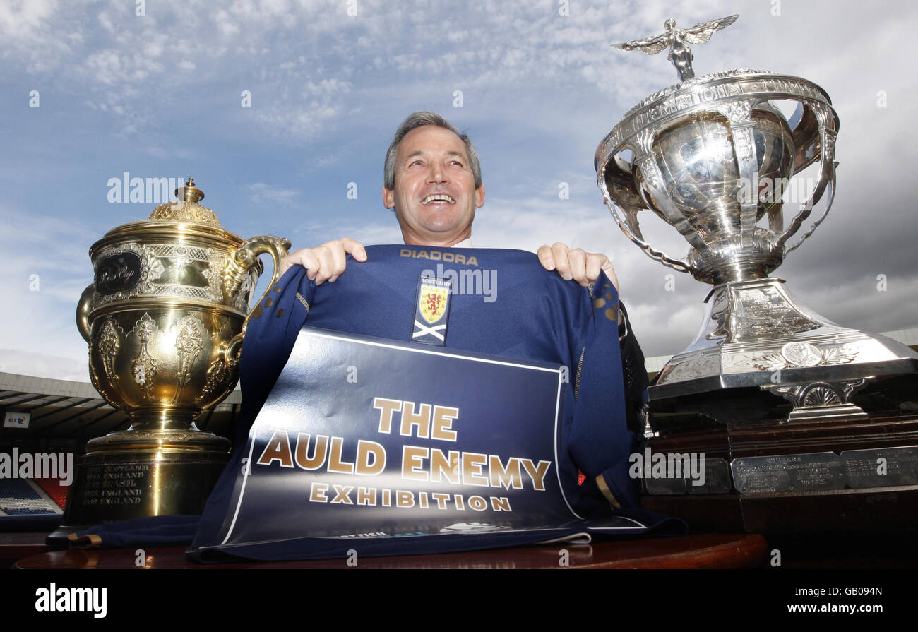 Soccer - George Burley Opens The Auld Enemy Exhibition - Hampden Park ...
