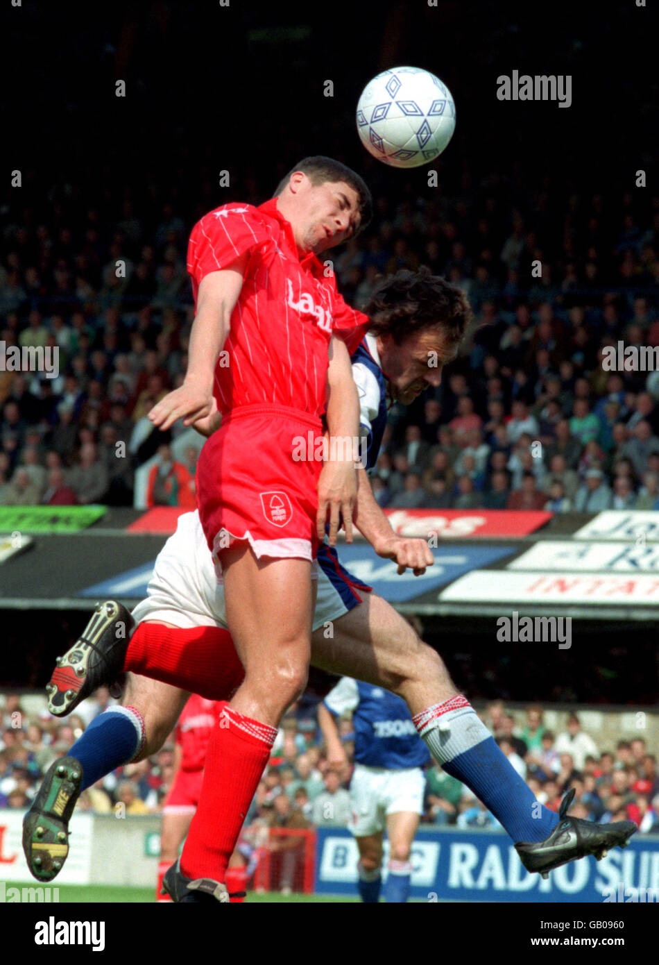 ROY KEANE, NOTTINGHAM FOREST AND JOHN WARK, IPSWICH TOWN. ROY KEANE ...