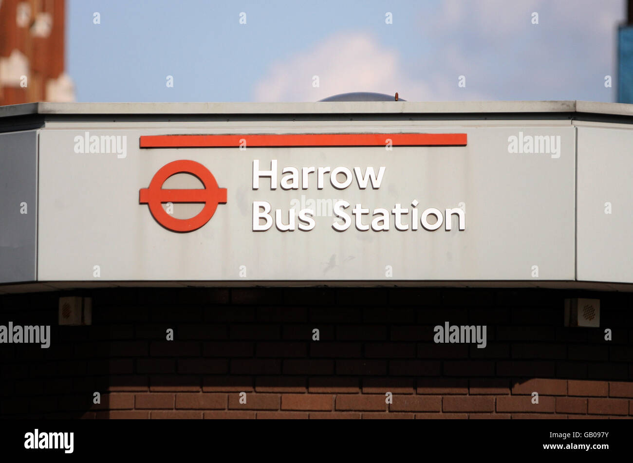 Harrow stock. General view of Harrow bus station, Middlesex Stock Photo ...