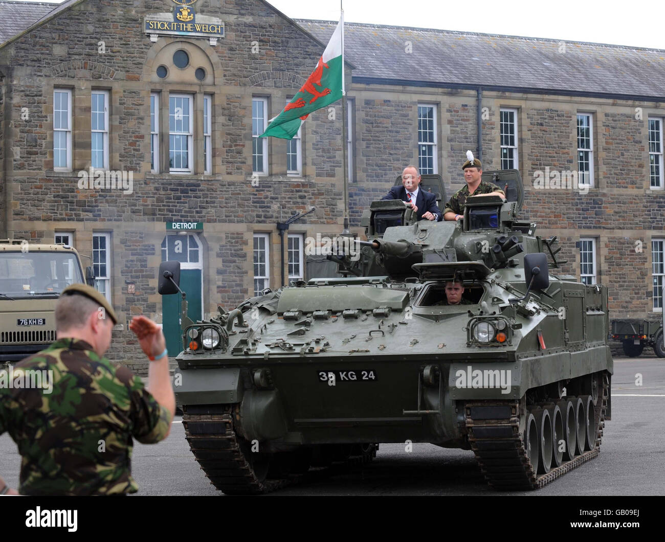 Rugby Union - Help for Heroes Press Conference - Maindy Barracks Stock ...