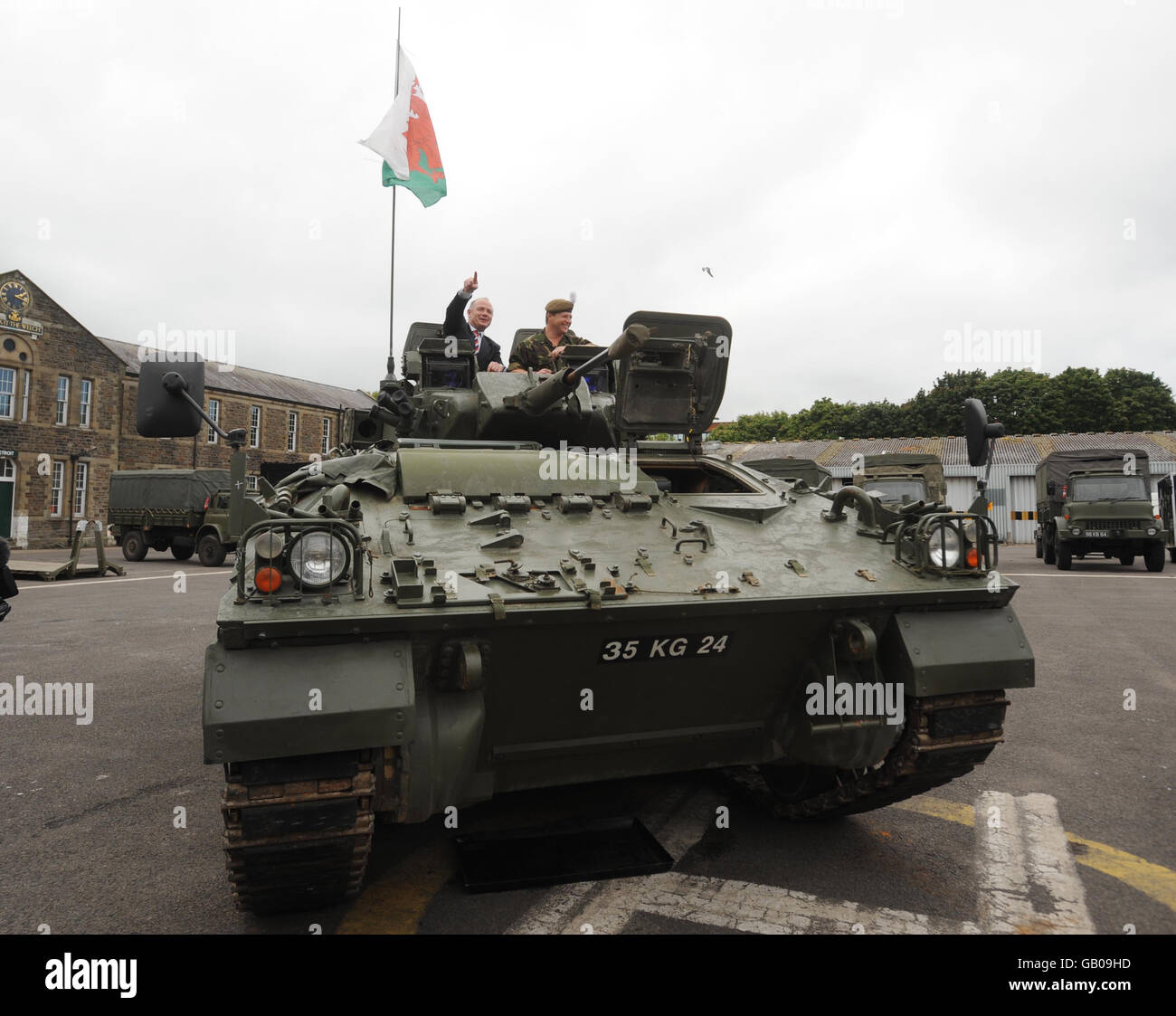 Rugby Union - Help for Heroes Press Conference - Maindy Barracks Stock ...