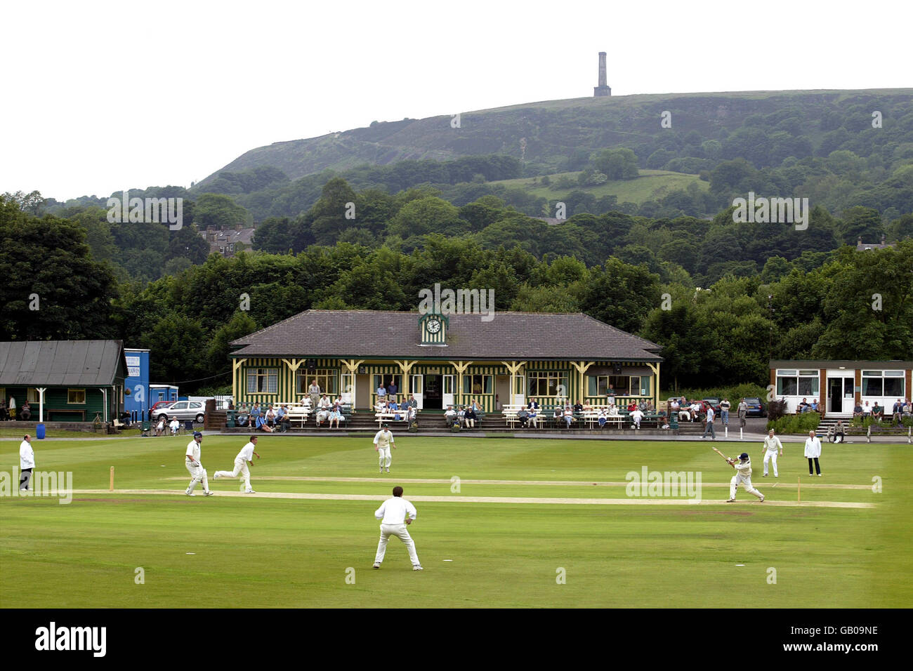 Cricket lancashire league ramsbottom v rochdale hi-res stock ...
