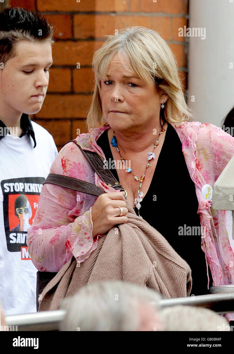 Ben Kinsella funeral Stock Photo - Alamy