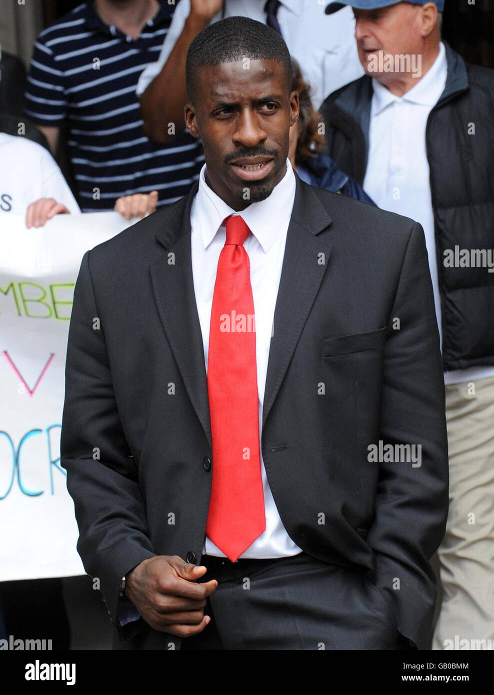 Dwain Chambers leaves the High Court in London, after he lost his ...