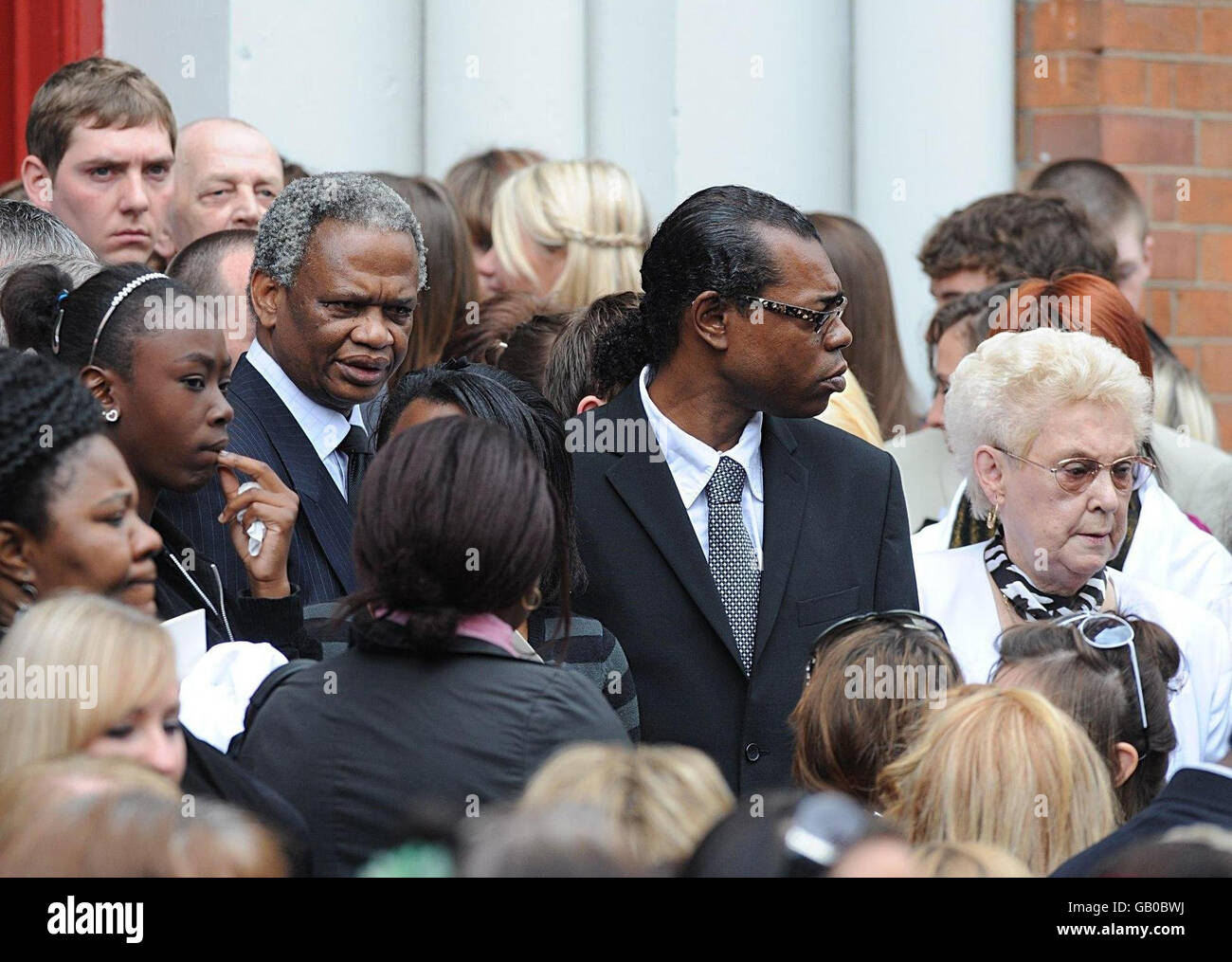 The father of Damilola Taylor, Richard Taylor (centre left) at the ...
