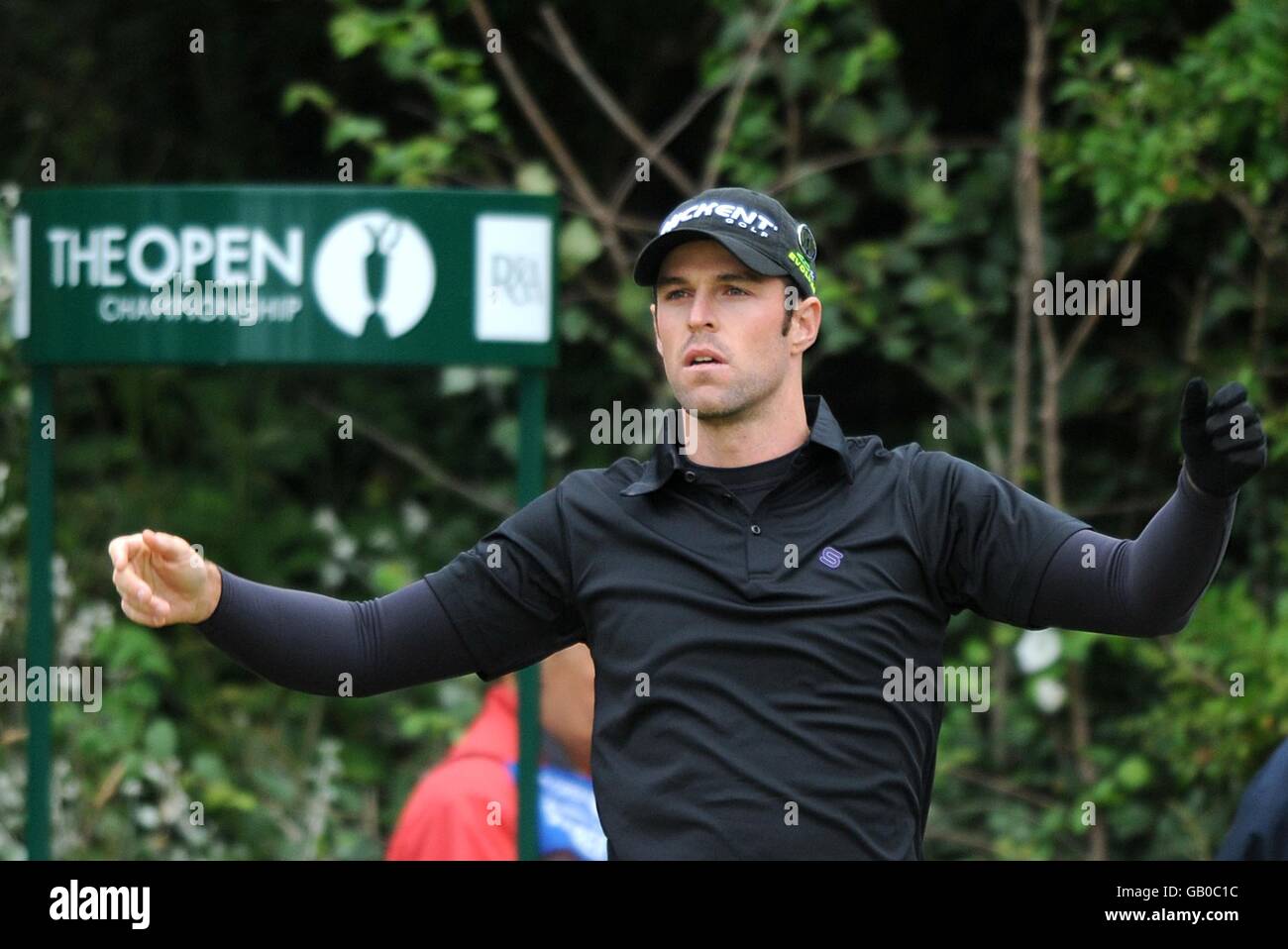 Australias ewan porter reacts on the tee hi-res stock photography and ...